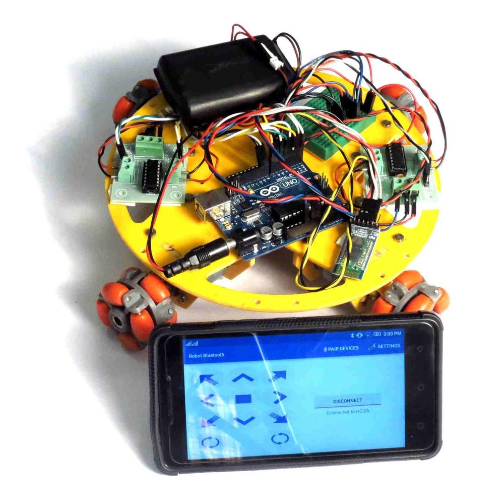 Buy Bluetooth Controlled Omni Directional Robot Arduino